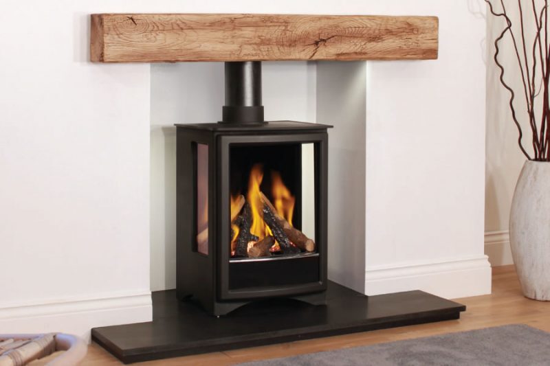 Oak Effect FIre Resistant Mantel and Beams for your Fireplace