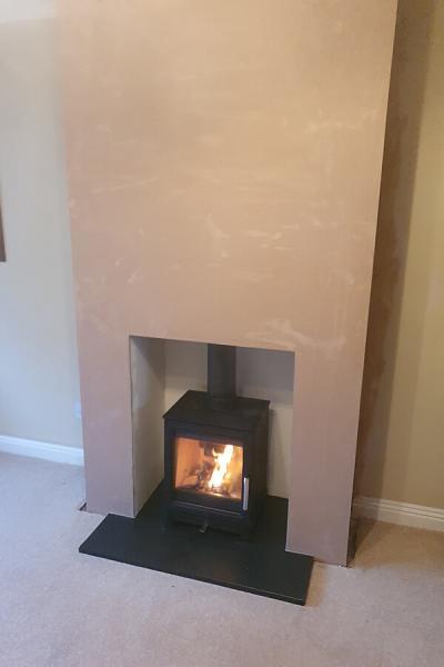 False Chimney Breast Construction for Woodburner in Uffculme - Cosy Stoves
