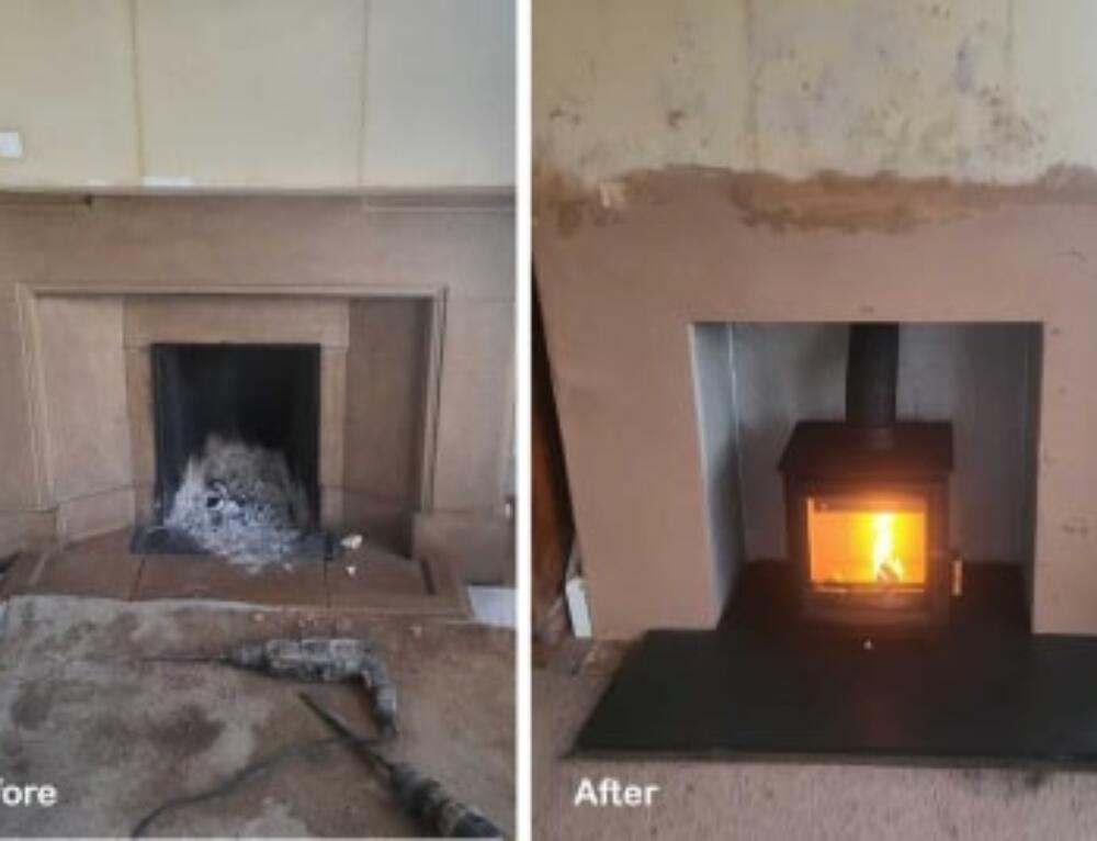 We can renovate your fireplace and install a woodburner in a day - Cosy Stoves
